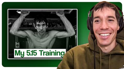 Alex Honnold Breaks Down His 515 Training Routine Youtube