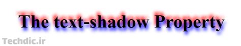 اضافه کردن سایه به متن در Css ویژگی Text Shadow تک دیک