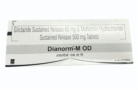 Gliclazide Sustained Release Metformin Hydrochloride Sustained Release Tablets At ₹ 600 Box