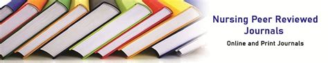 Nursing Peer Reviewed Journals Akinik Publications