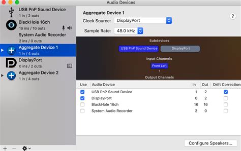 Aggregate Audio Devices Not Correctly Parsed On Osx Ticket Open Support Roon Labs Community