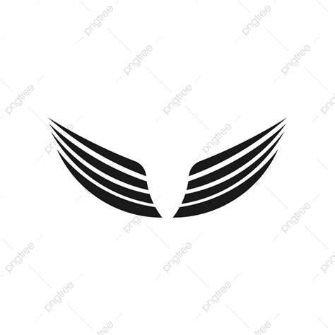 Gambar Vektor Ikon Logo Sayap Sayap Logo Ikon Png Dan Vektor Dengan