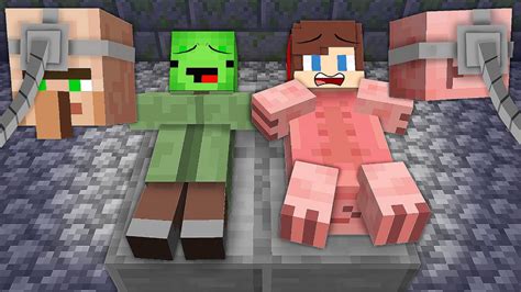 Jj And Mikey Shapeshift Into Mobs Minecraft Maizen Youtube