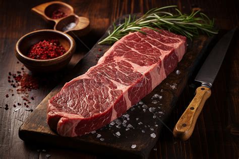 厨房腌制的新鲜牛排高清图片下载 正版图片600820203 摄图网