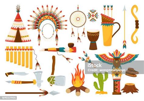아메리카 원주민 유산의 달 벡터 일러스트레이션 미국에서 매년 미국 인디언 문화를 축하하는 벡터 일러스트레이션 0명에 대한 스톡 벡터 아트 및 기타 이미지 Istock