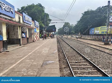 Jhargram West Bengal India Crowded Jhargram Railway Station West