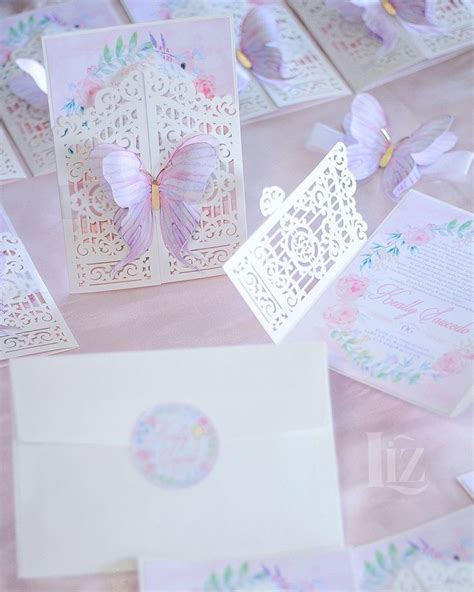 Butterfly Garden Invitations Handmade And Unique