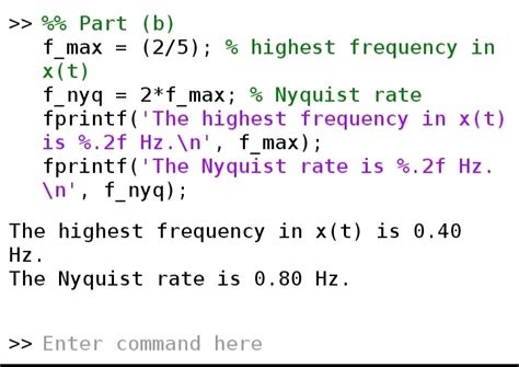 Solved Please Solve All And Use Matlab For The Coding Parts Course Hero