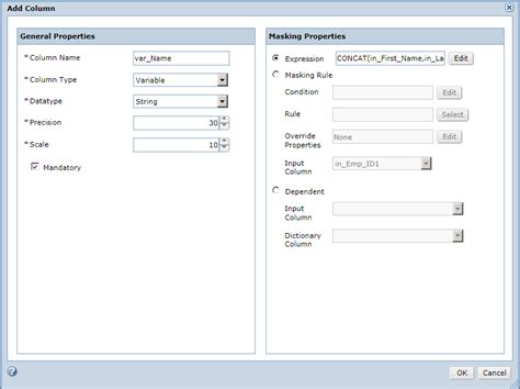 Creating Variable And Output Columns