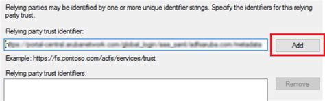 Configuring Service Provider Metadata In Microsoft ADFS
