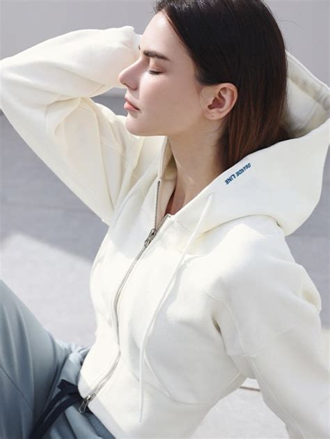 그란데라인 투웨이 크롭 후드 집업 위시버킷