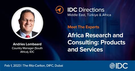 Idc Sub Saharan Africa On Twitter Rt Idcmea 🎯🎯your Idc Expert Will Be At
