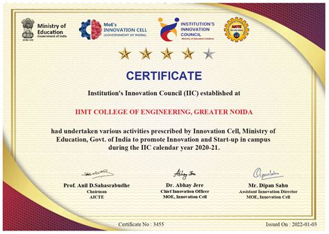 Moe Iic Council Moe Iic Council At Iimt College Of Engineering