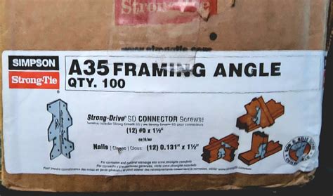 Simpson Strong Tie A35 Framing Angles