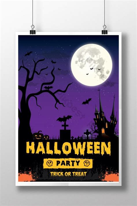 해피 할로윈 파티 포스터 Ai 무료 다운로드 Pikbest