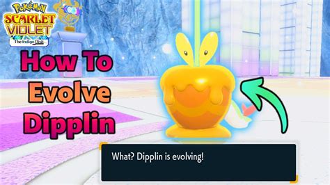 How To Evolve Dipplin Into Hydrapple Pokemon Scarlet And Violet Indigo Disk Dlc Youtube