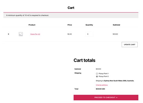 Minimum Order Quantity Based On Shipping Zone In Woocommerce
