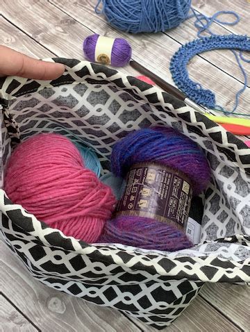 Drawstring Project Bag Video Tutorial Crafty Gemini