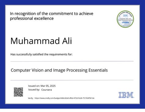 Computervision Imageprocessing Ibm Coursera Lifelonglearning Muhammad Ali