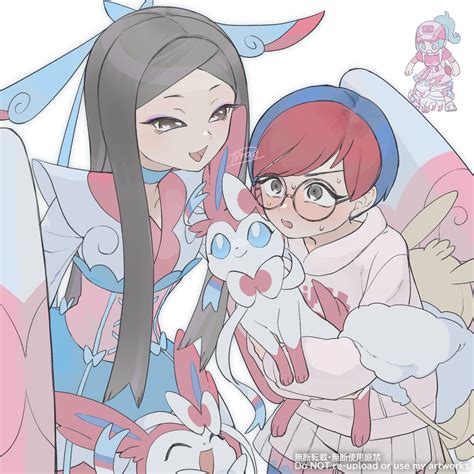 Sylveon Penny Bettie And Valerie Pokemon And More Drawn By Haraya Danbooru