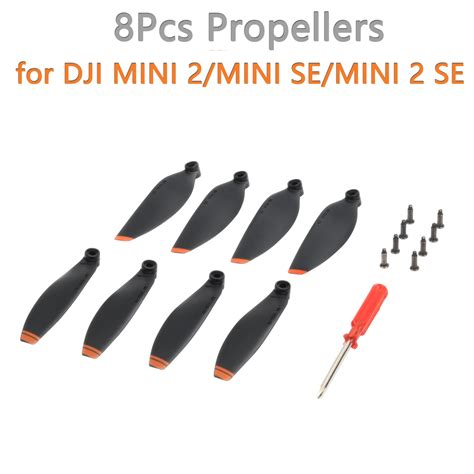 4726 프로펠러 블레이드 교체 Dji Mini 2se 드론 라이트 무게추 윙 팬 용 8 개 티몬