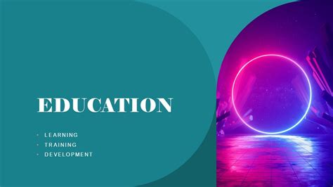 Education Learning Training And Development