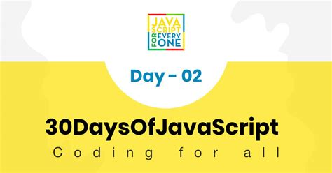 Js Javascript Es6 React Node Webdevelopment Api 30daysofjs 30daysofjavascript