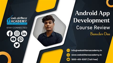 Android App Development Course Review Webskitters Academy Basudev Das Youtube