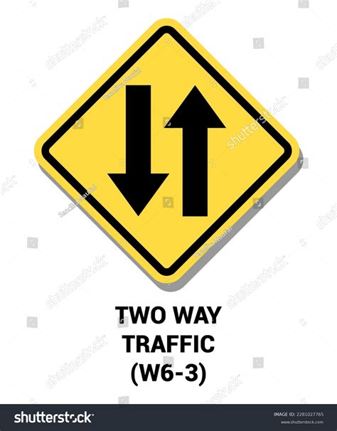 Two Way Traffic Signboard Over 762 Royalty Free Licensable Stock