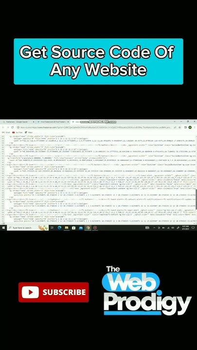 How To Get Source Code Of Any Website Youtube