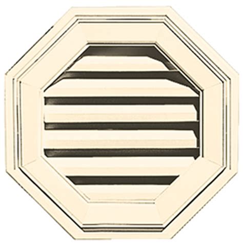 00400018021 18 Inch W X 18 Inch H Octagon Gable Vent Louver