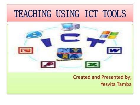 Teaching Using Ict Tools
