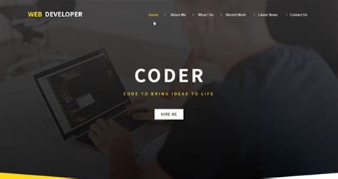 10 Best Programmer Portfolio Wordpress Themes For Programming Websites