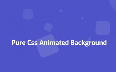 Css Background Animation Examples Pure Css Onaircode