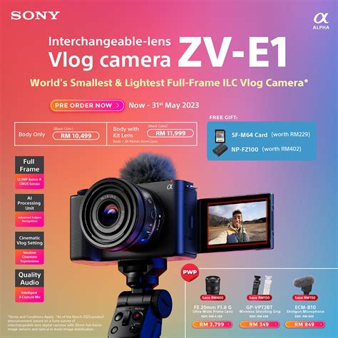 Sony Zv E1 Pre Order Now Available Starts From Rm 10 499 Lowyat Net