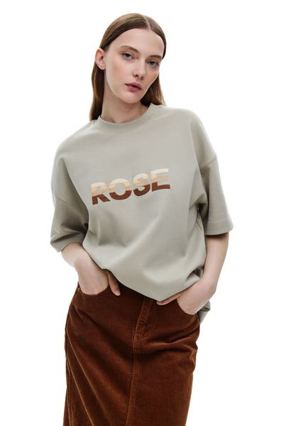 Футболка Qwentiny, размер 42, цвет бежевый, 87% хлопок 13% полиамид ...