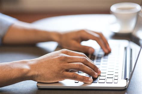 Male Hands Typing Programming Code Or Text On Laptop Qualia Academy