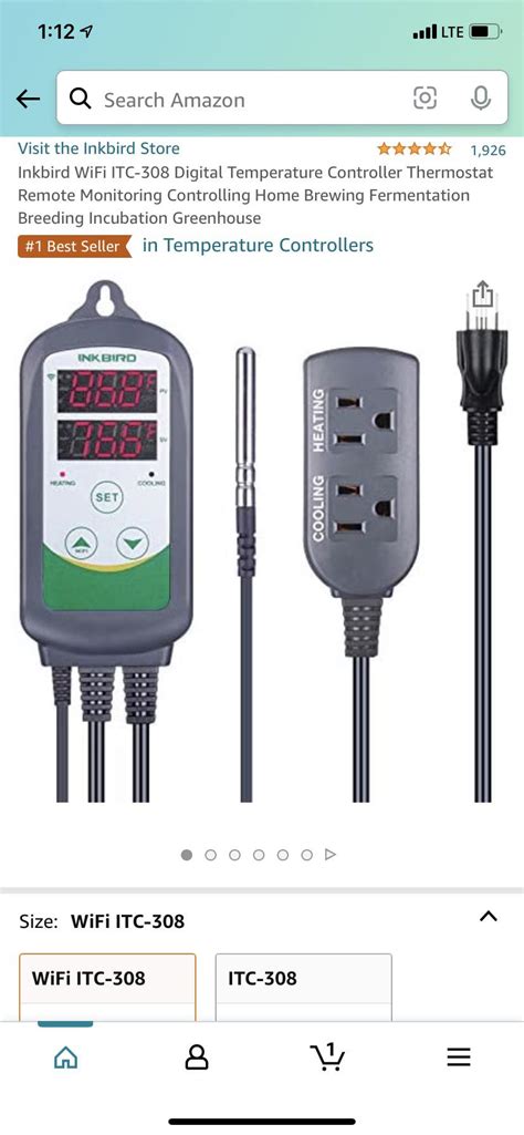 Wifi Enabled Inkbird Temp Controller 15 Dollars Off On Amazon Rkegerators