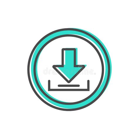Data Sorting Icon With Loading Process Sign Stock Illustration