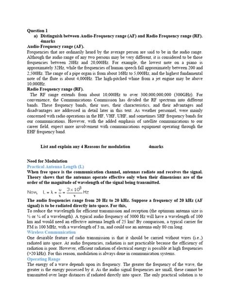 Telcom Tutorial Nd Iii Pdf Frequency Modulation Radio