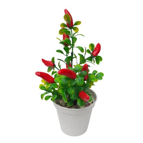 Beerflower Tanaman Cabe Artifisial Mini Tomat Mini Cabe Mini Delima