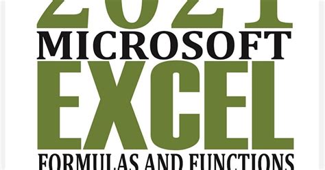 2023 Microsoft Formulas And Functions A Simplified Guide With Examples