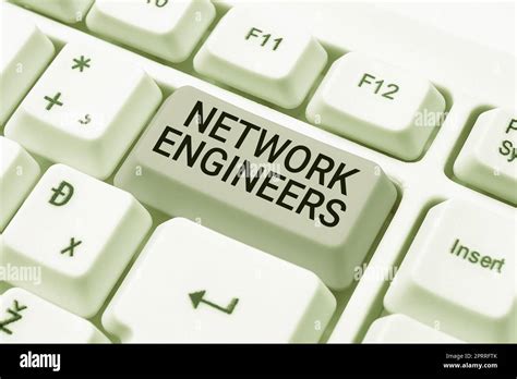 Hand Writing Sign Network Engineerstechnology Professional Skilled In Computer System