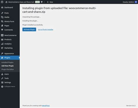 WooCommerce Multi Cart Share Save Share Cart Plugin