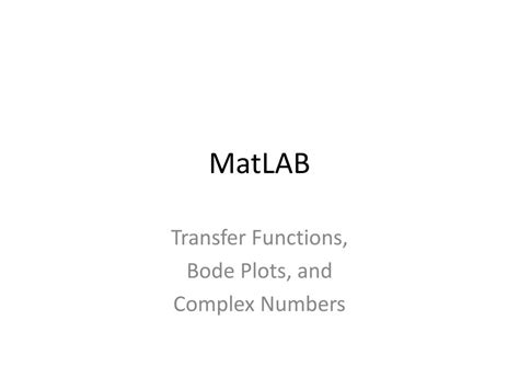 Ppt Matlab Powerpoint Presentation Free Download Id3484779