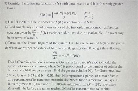 Solved Consider The Following Function F N With Chegg