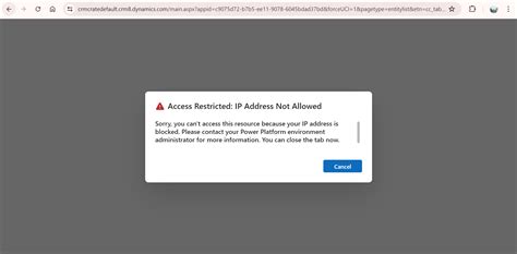 Restricting Power Apps Access By Blocking Ip Addresses Firewall