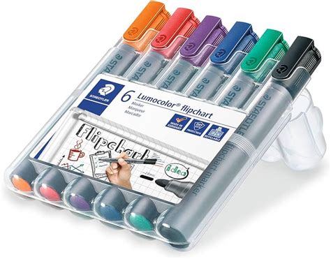 Staedtler Lumocolor Flipchart Markers Bullet 6 Pcs Office Systems Aruba