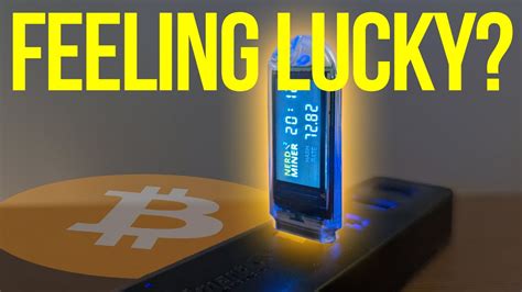 Solo Mine Btc With A Usb Nerdminer V2 Bitcoin Miner Youtube