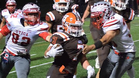 Heath Bulldogs Football Never Relents In Victory Against Utica